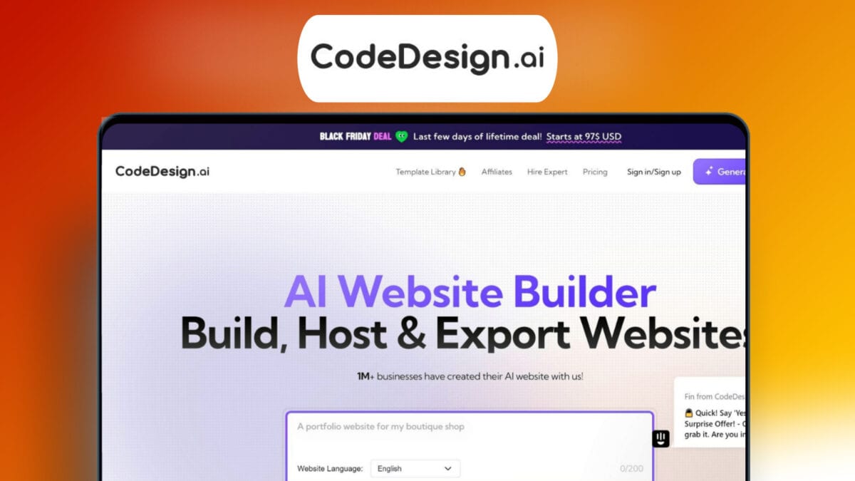 CodeDesign AI Lifetime Deal 🌟 Build Your Website with AI Magic | Lifetimo.com