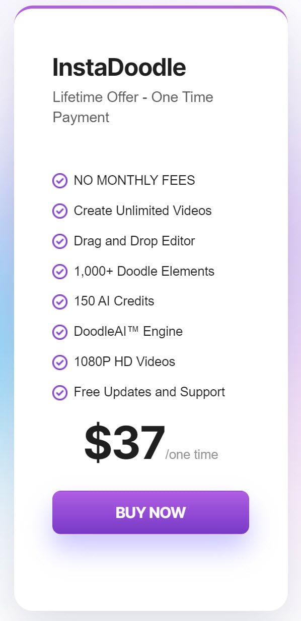 InstaDoodle Lifetime Deal Effortless Animation Creativity | Lifetimo.com