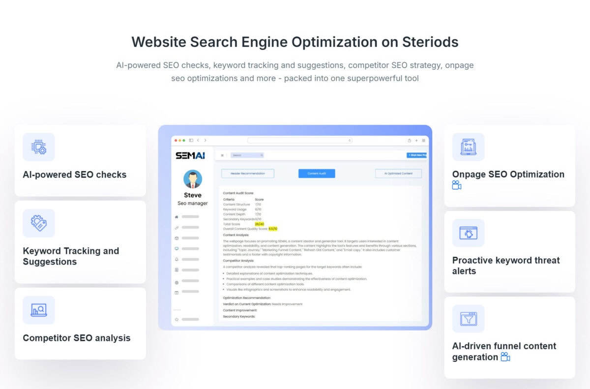 SEMAI Lifetime Deal 🔍 AI-Driven SEO Success Made Easy | Lifetimo.com