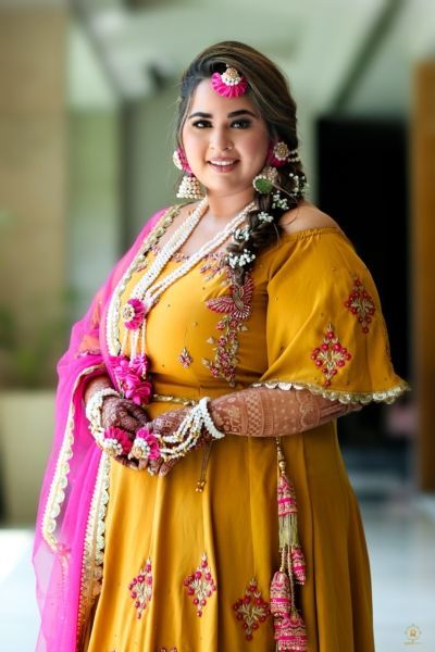 Chubby Body Type Plus Size Indian Wedding Dresses myMandap