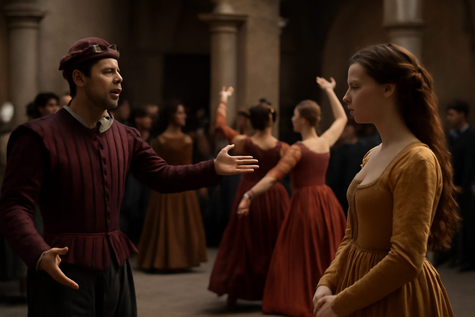 Romeo & Juliet Act 1 Scene 5 – Is she a Capulet?