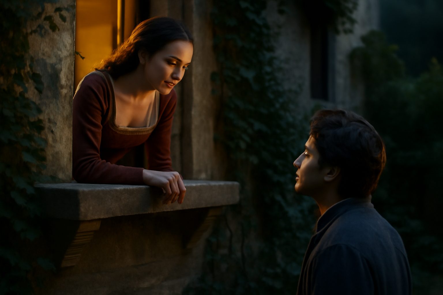 Romeo & Juliet Act 2 Scene 2 – Her vestal livery is but sick and green