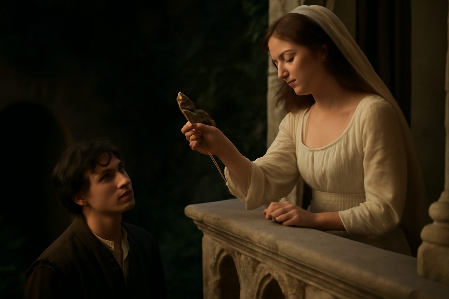 Romeo & Juliet Act 2 Scene 2 – Her vestal livery is but sick and green