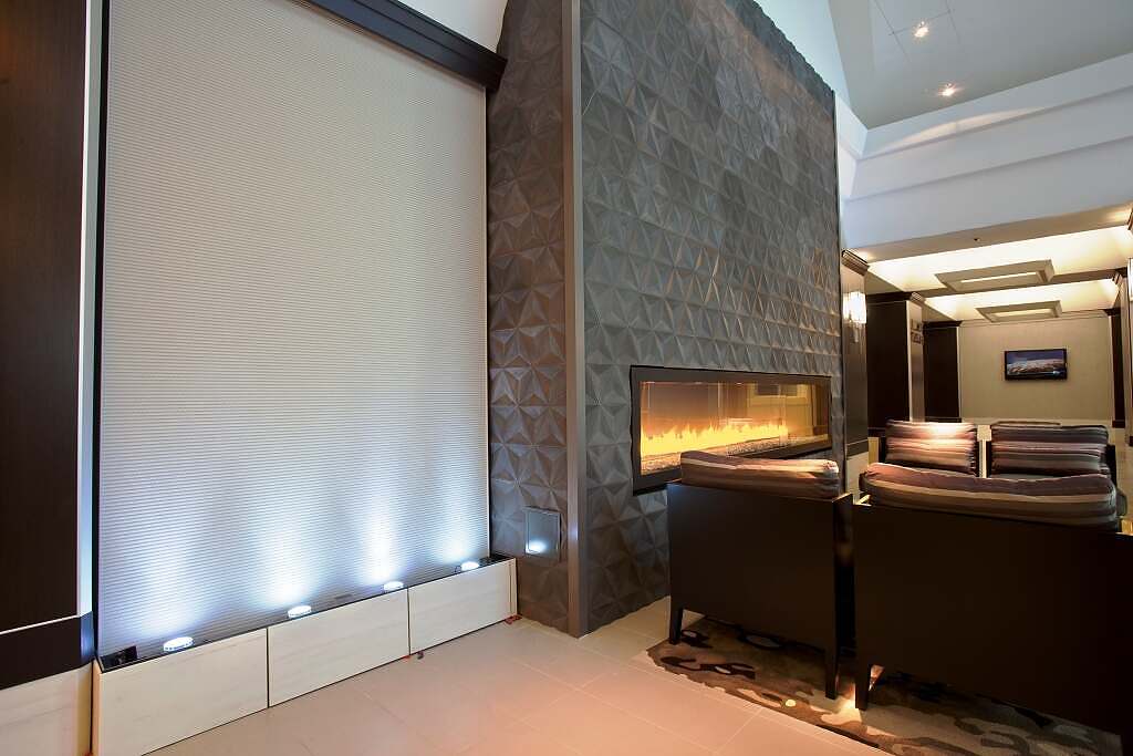 Water Wall-Grey Scored Acrylic Water Feature-Rinco - Midwest Tropical