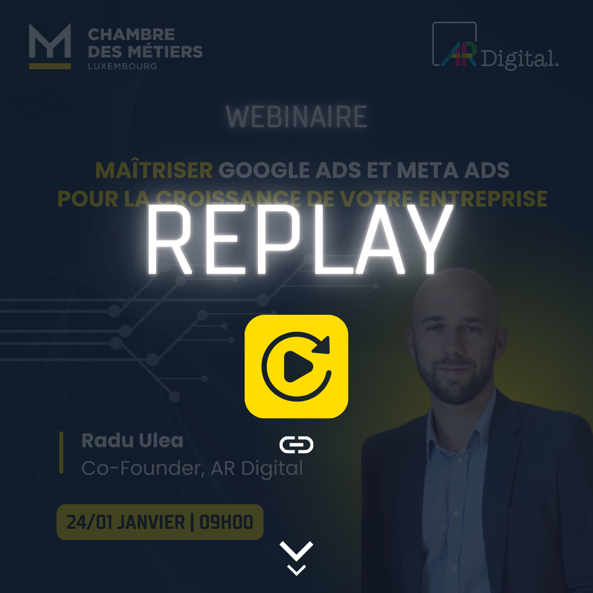 REPLAY WEBINAIRE " Maîtriser Google Ads et Meta Ads pour la Croissance ...
