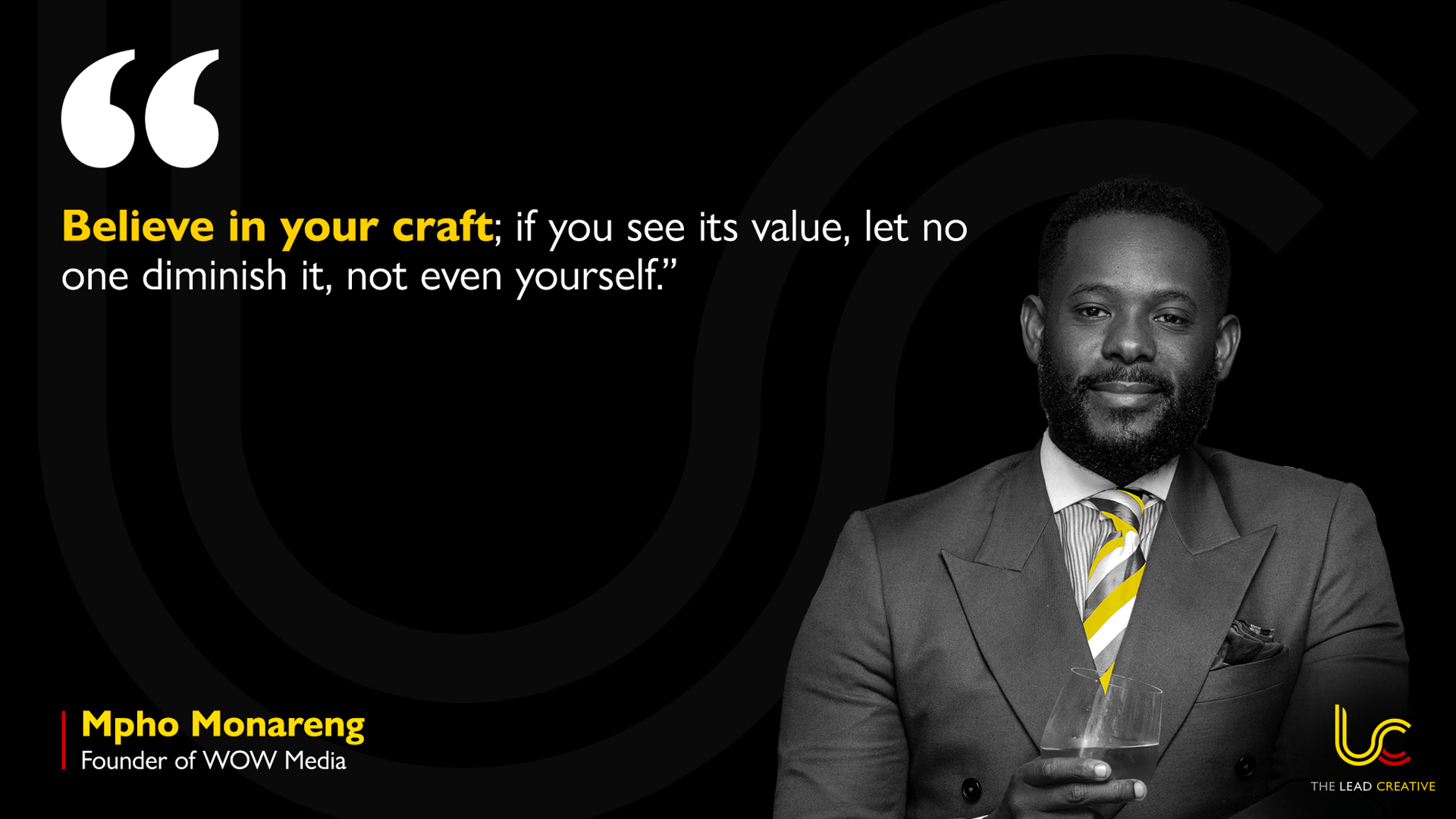 Mpho Monareng – The Lead Creative