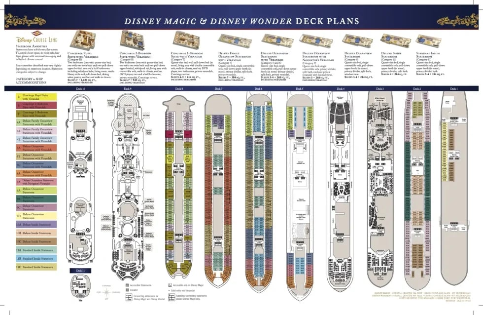 Disney Wonder: Full Deck Plans - WDW Magazine