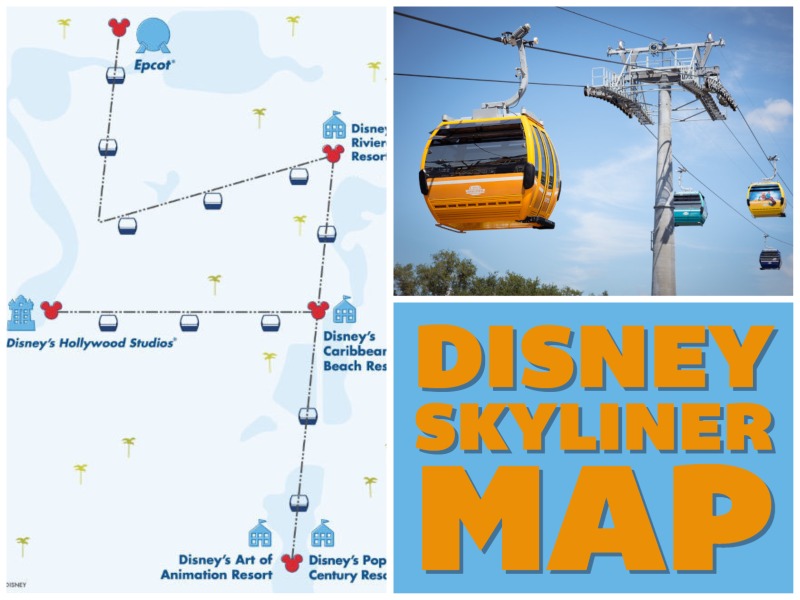 Walt Disney World Maps - All Four Parks and Skyliner Navigation
