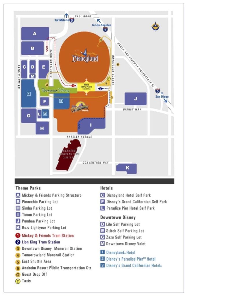 2024 Disney California Adventure Map - Disneyland Resort - WDW Magazine