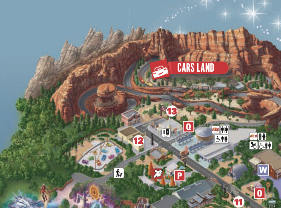 2024 Disney California Adventure Map - Disneyland Resort - WDW Magazine