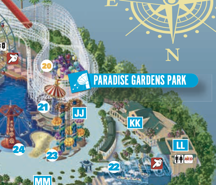 2024 Disney California Adventure Map - Disneyland Resort - WDW Magazine