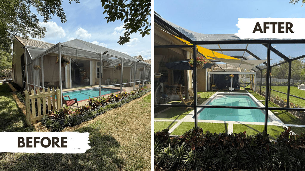 Professional Pool Cage Painting In South Florida | TD Screen FL