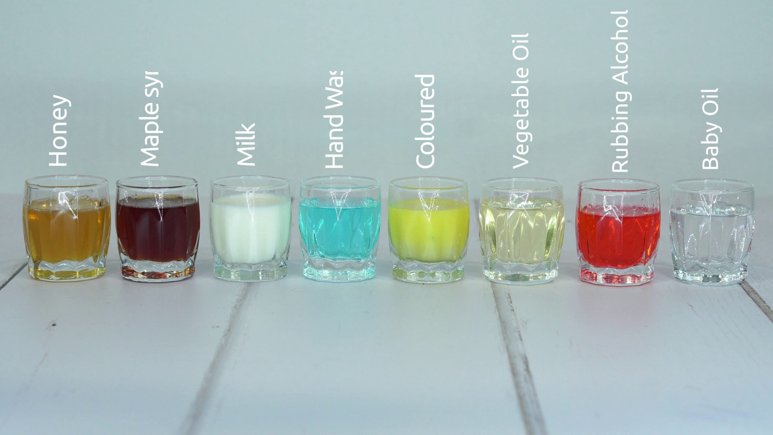 8 Layer Density Column Science Experiment